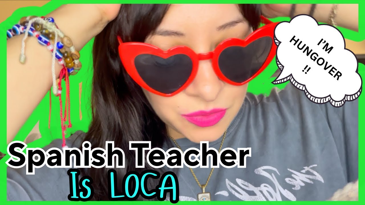 ASMR Crazy teacher teaching you SPANISH| She’s quitting (personal ...
