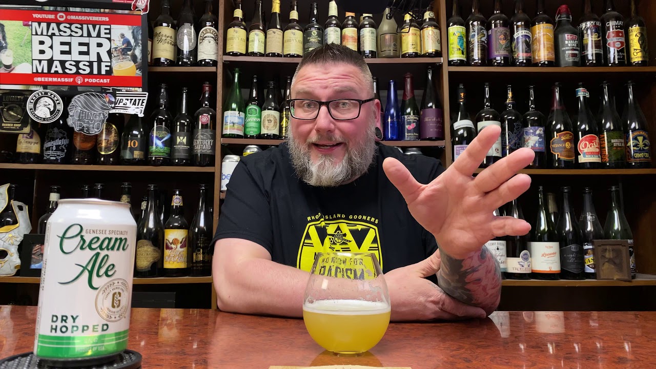 Massive Beer Review 3229 Genesee Dry Hopped Cream Ale - YouTube