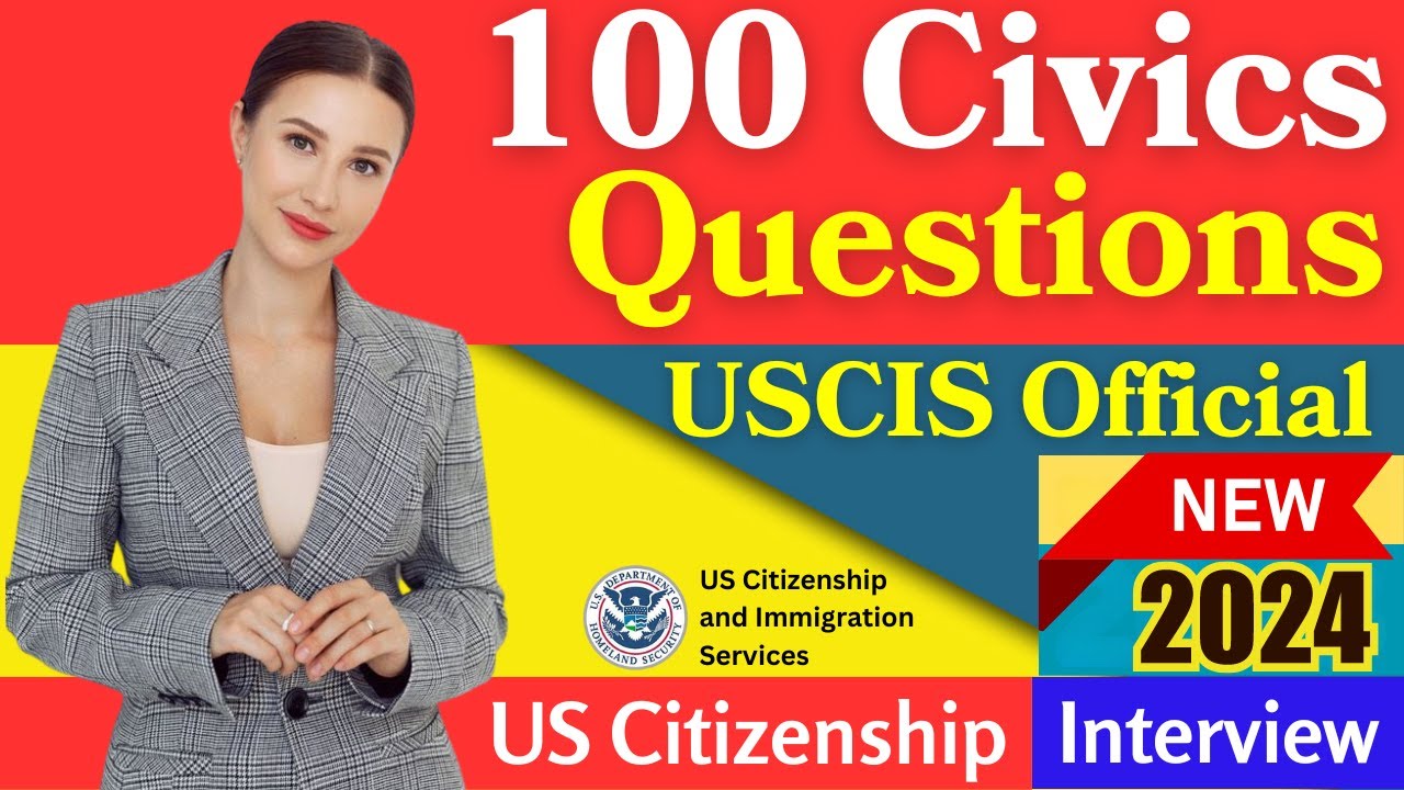 2024 Random 100 Civics Questions and Answers: U.S. Citizenship ...