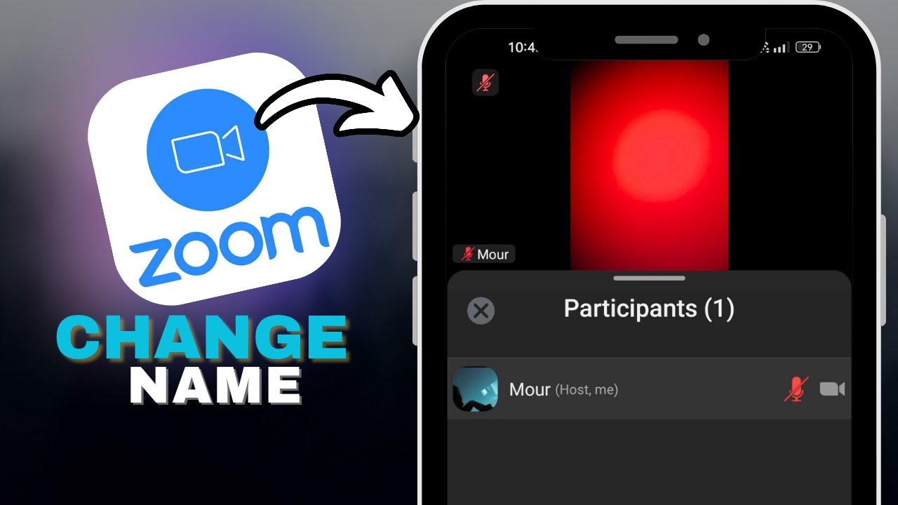 How To Change Name On Zoom in SECONDS! - YouTube
