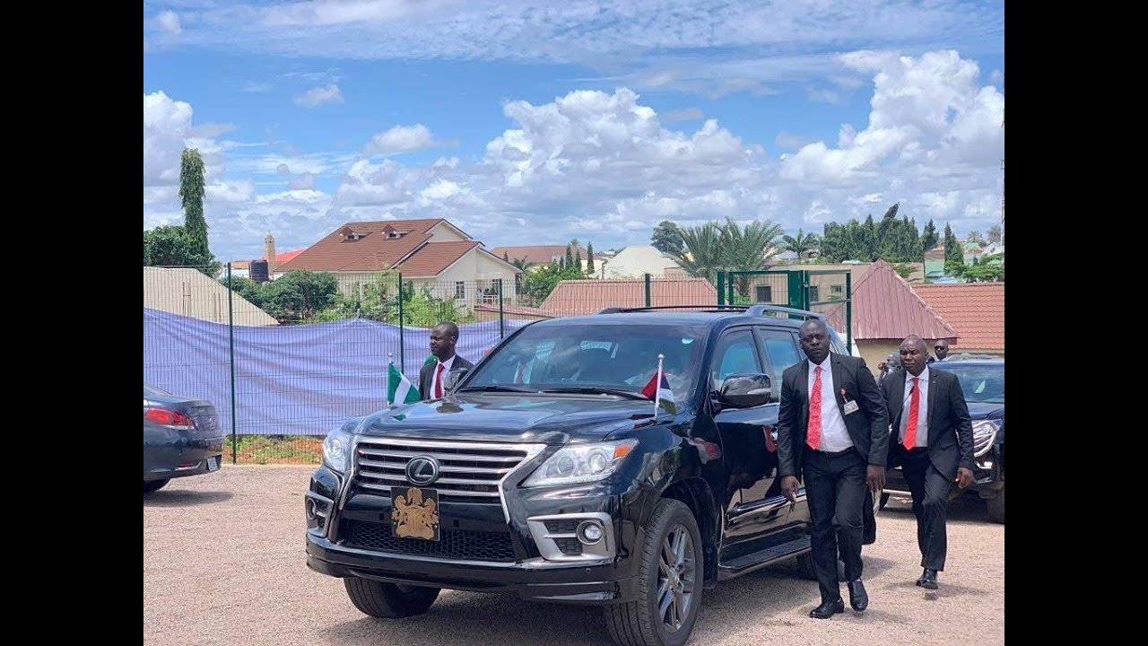 Happening Now : Buhari Arrives Kaduna, to Commission Zaria Water ...