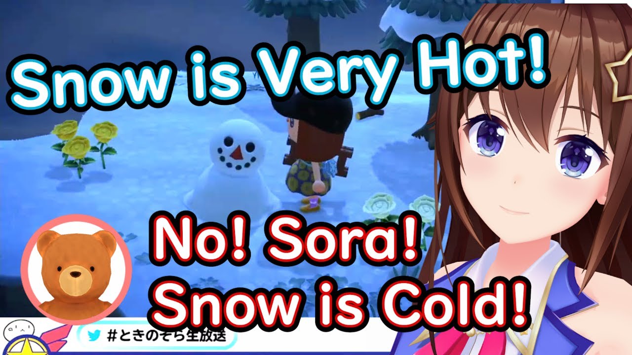 Snow is Very Hot!! - Tokino Sora【 Hololive Eng sub】 - YouTube