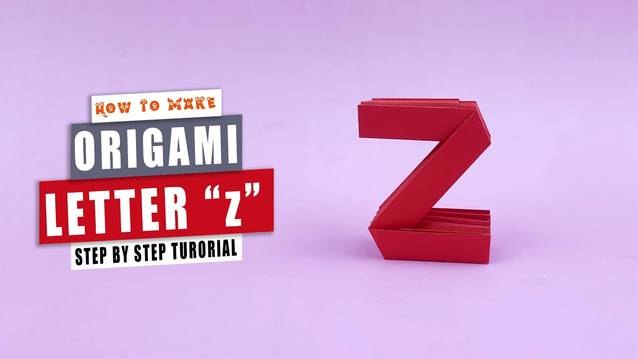 Origami Letter "z" - YouTube