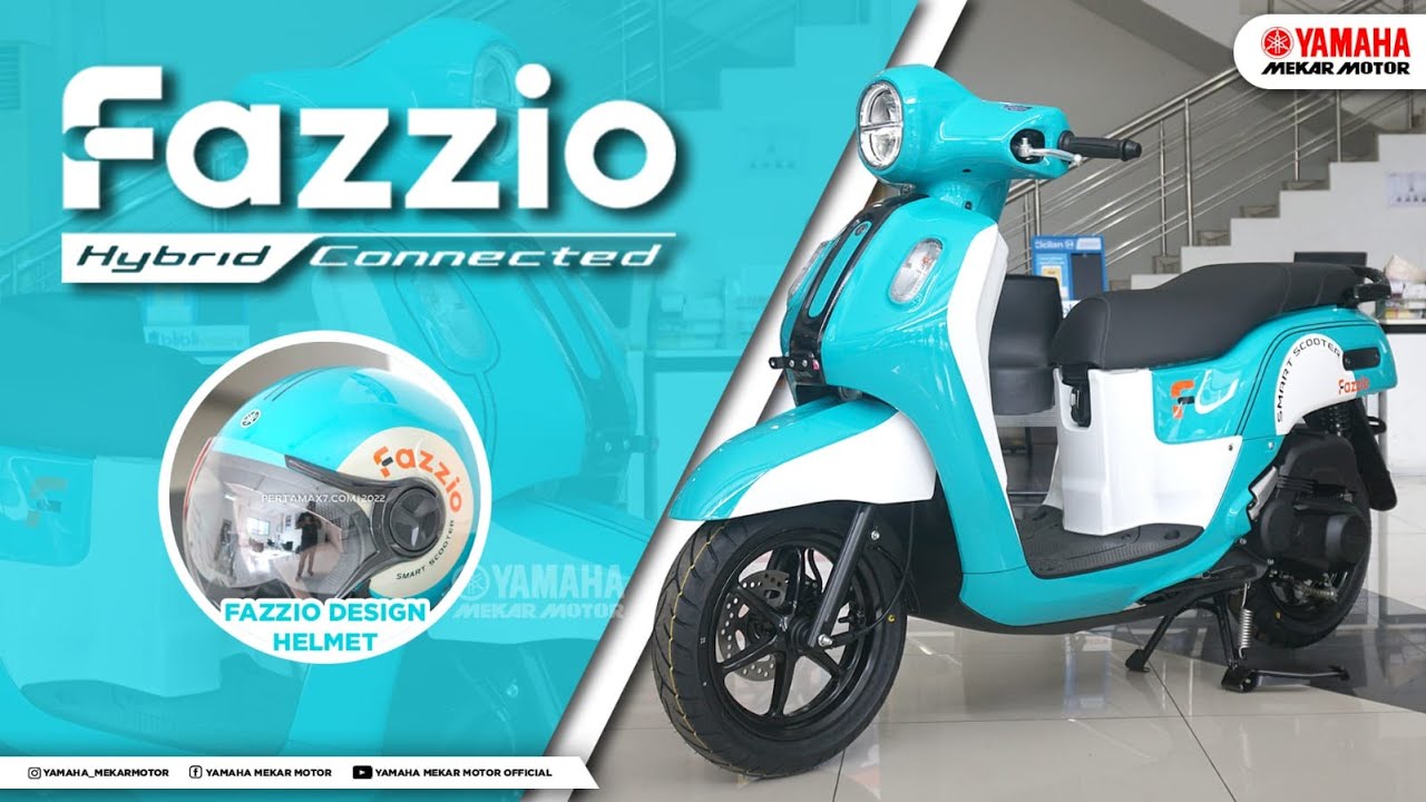 SIMPLE & KEREN! YAMAHA FAZZIO CUSTOM ORIGINAL YAMAHA MEKAR MOTOR - YouTube