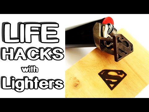 5 incredible Life Hacks with Lighters!