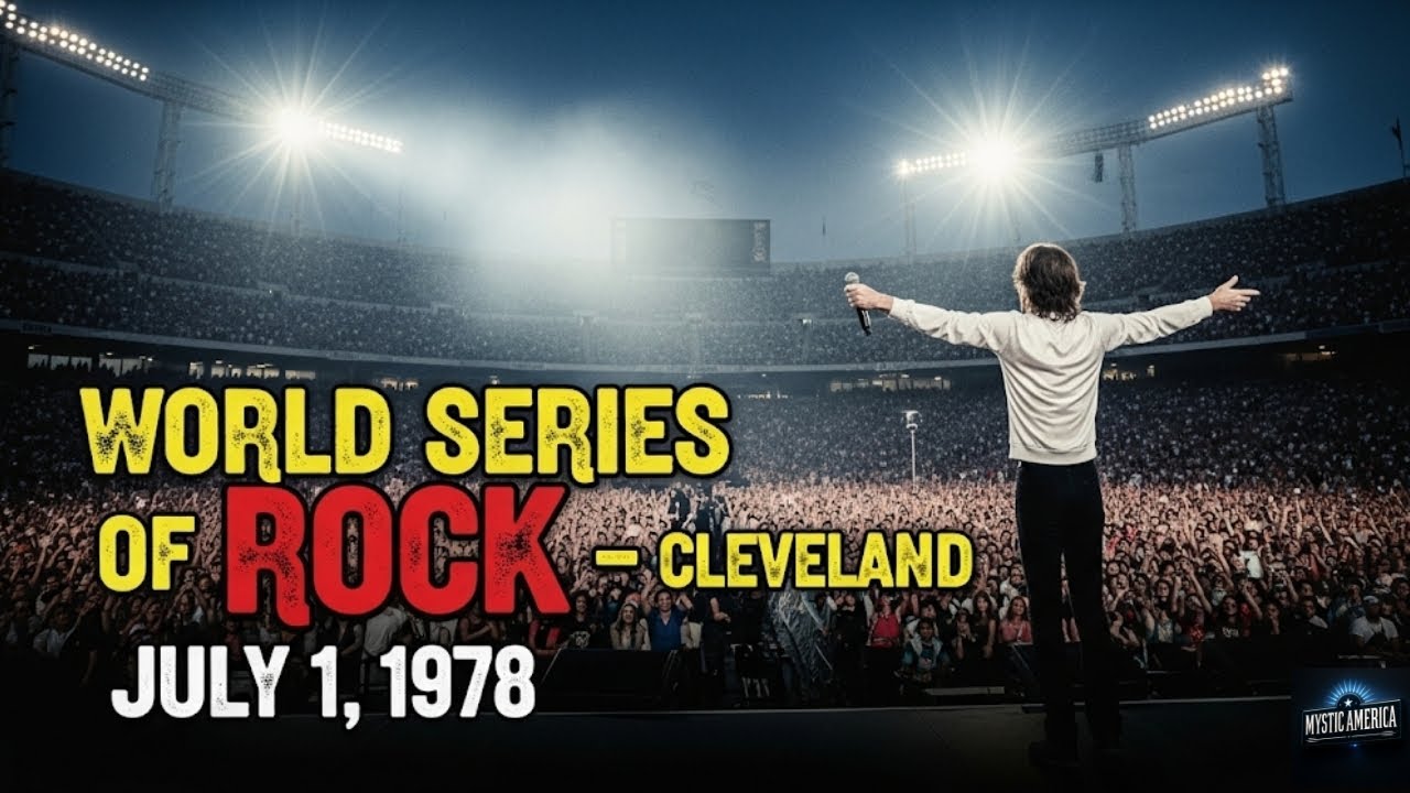 Rolling Stones Live at the World Series of Rock Cleveland 82,500 Fans ...