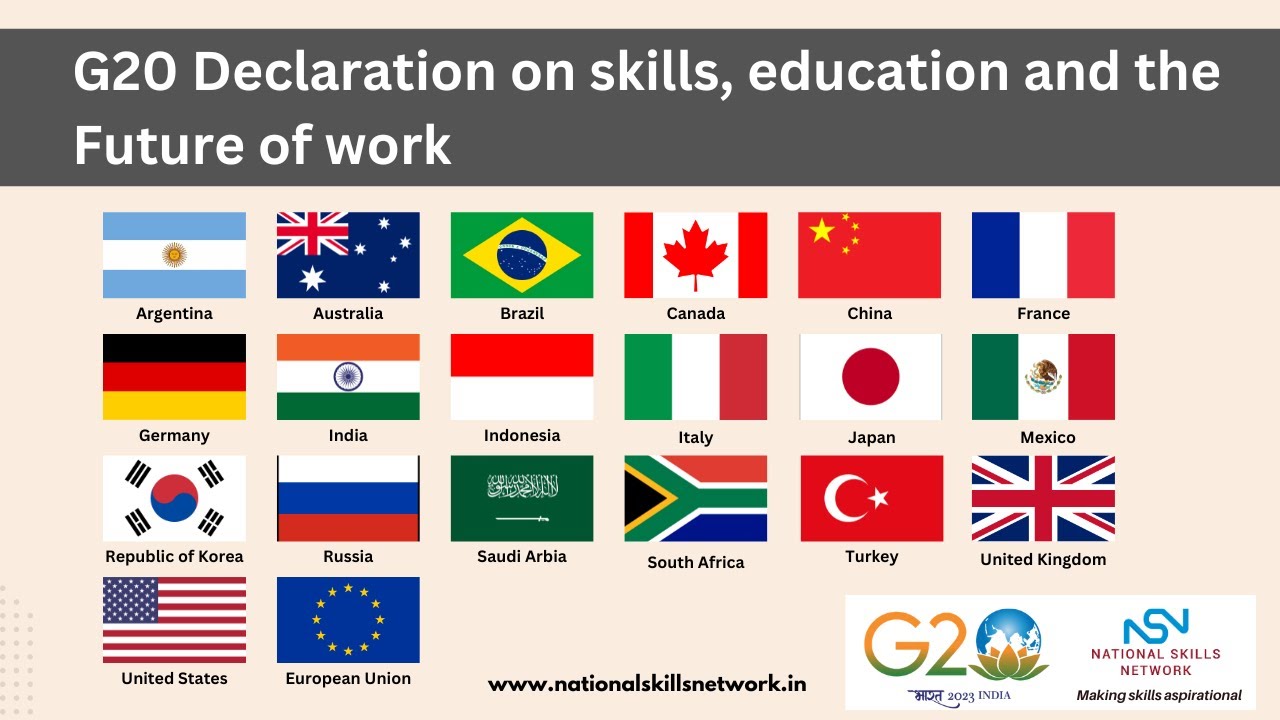 G20 Declaration: Skills, Education & Future of Work | Key education ...