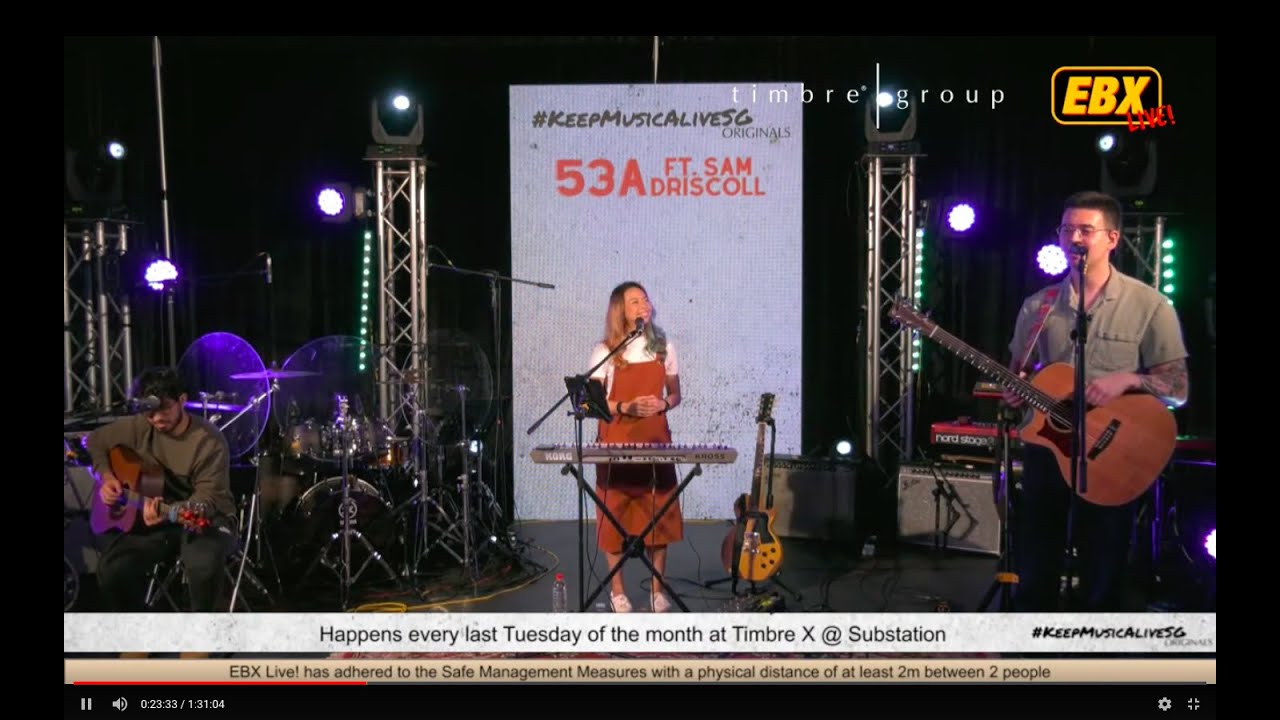 #KeepMusicAliveSG Originals: 53A featuring Sam Driscoll - YouTube
