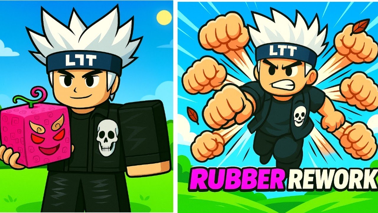 RUBBER FRUIT REWORK In Blox Fruits Roblox! Update - YouTube