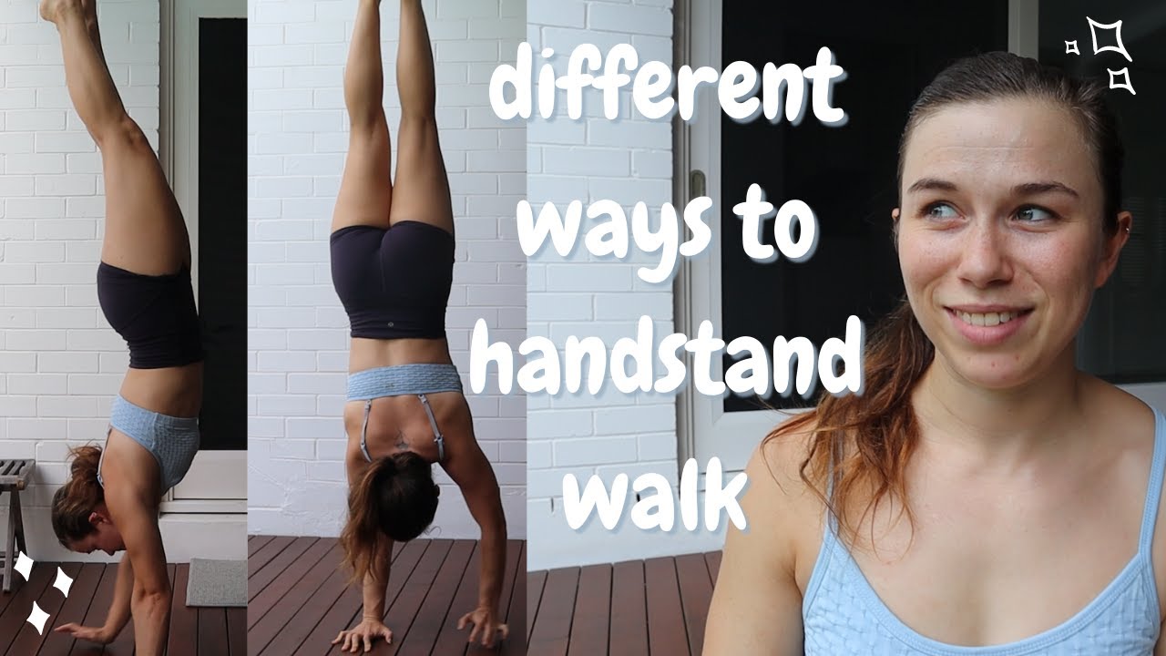 Handstand walking variations - YouTube