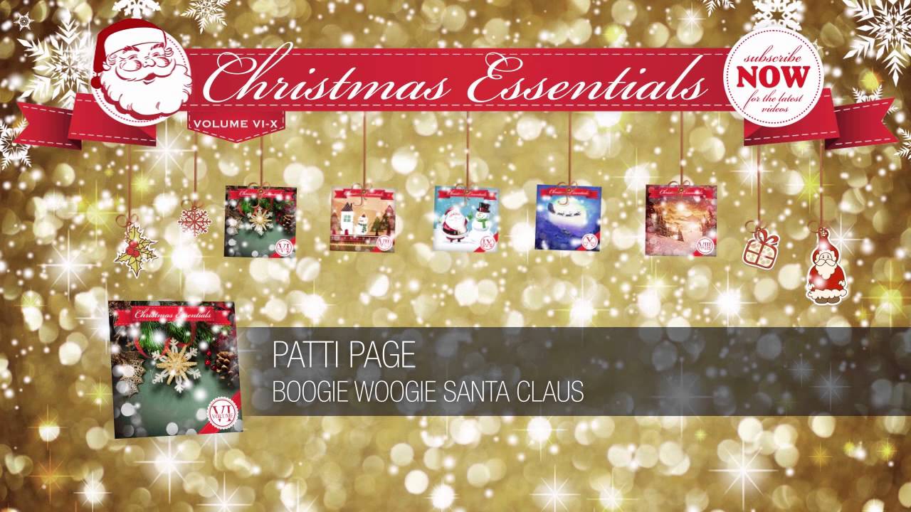 Patti Page - Boogie Woogie Santa Claus // Christmas Essentials ...