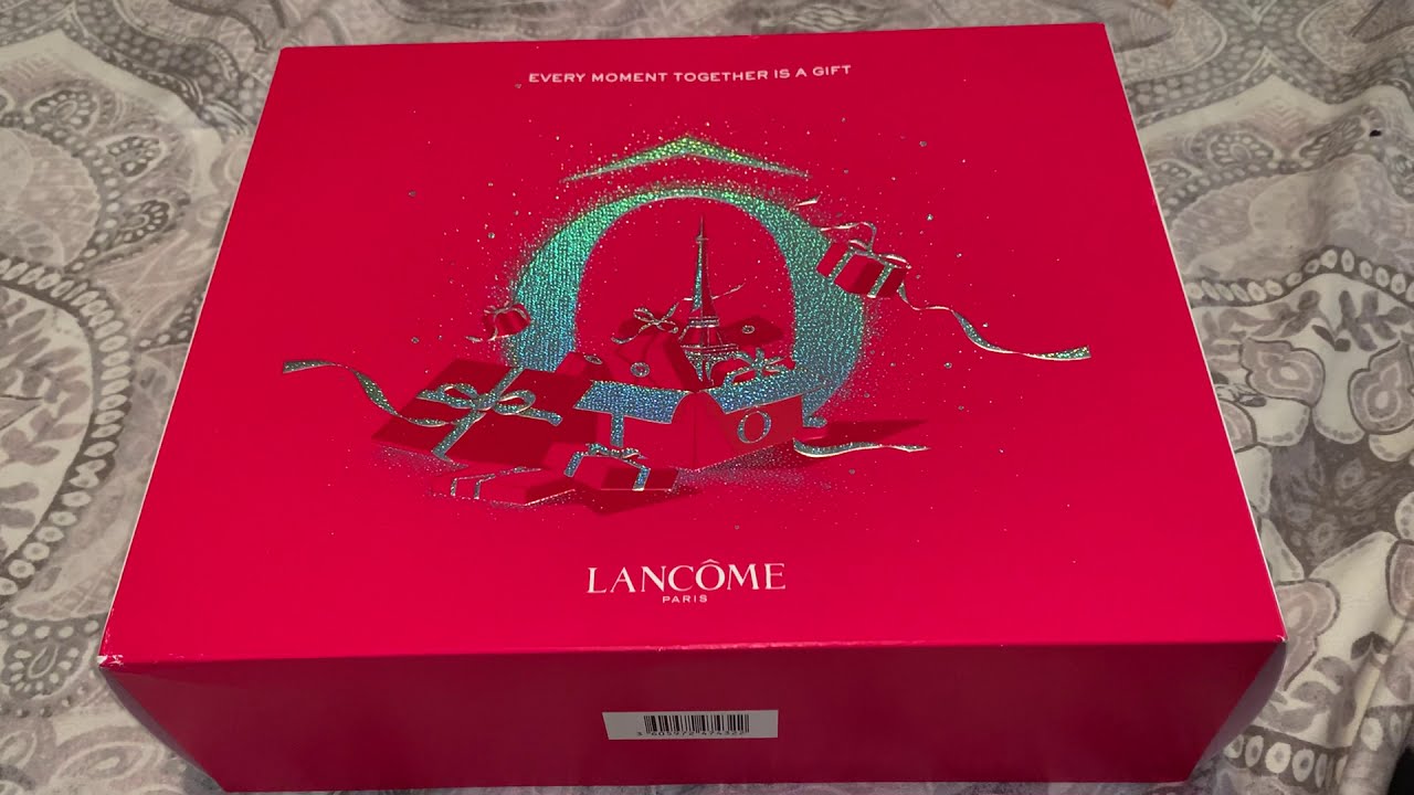 Lancome 2020 Holiday Beauty Box Unboxing Over a $500 Value! - YouTube