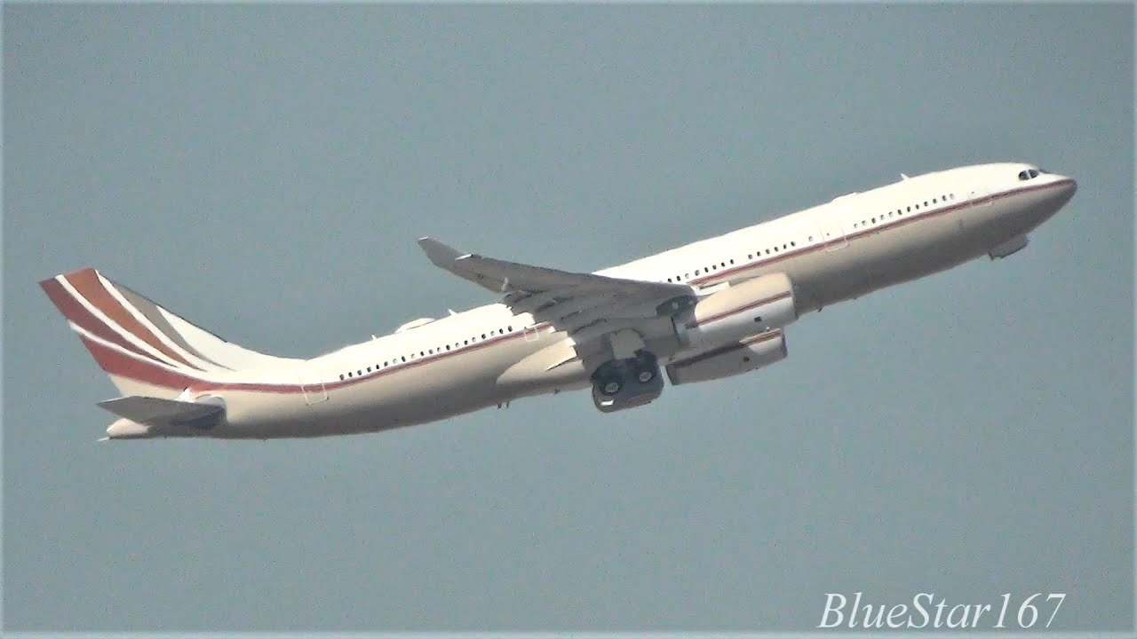 Private Airbus A330-200 Prestige (VP-BHD) takeoff from HKG/VHHH (Hong ...
