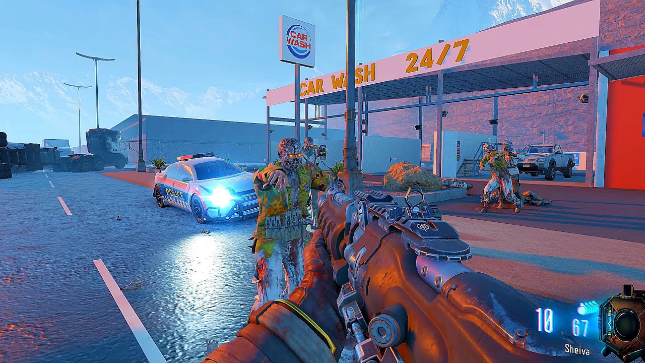 BLACK OPS III ZOMBIES: THE CAR WASH (CUSTOM ZOMBIES) - YouTube