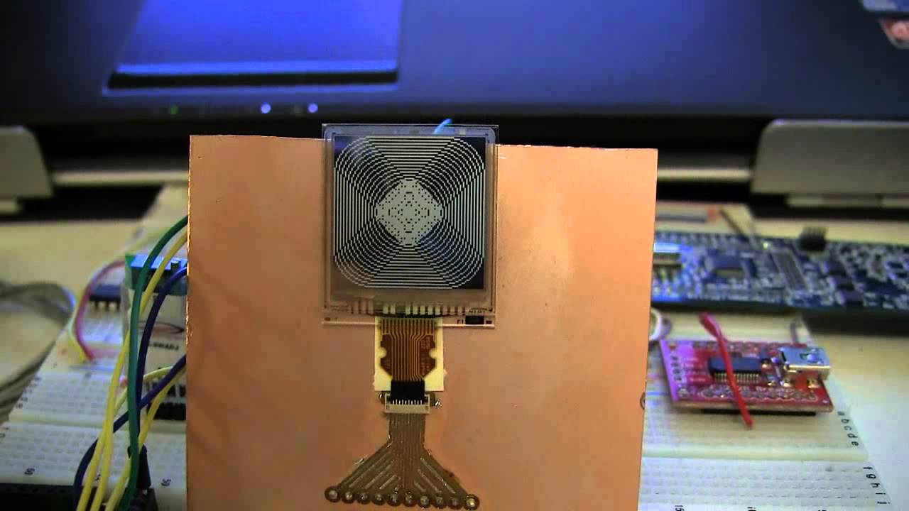 Sharp Memory LCD Test - YouTube