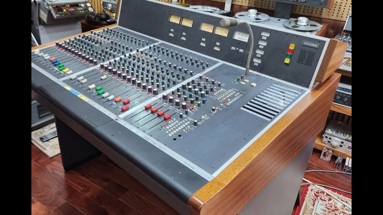 Mixer Studer 963 - 962 Và Teac Tape V9000 ☎ 0909.27.8888 - YouTube