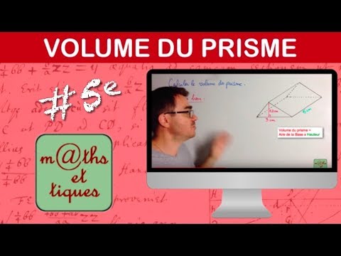 Calculer le volume d'un prisme