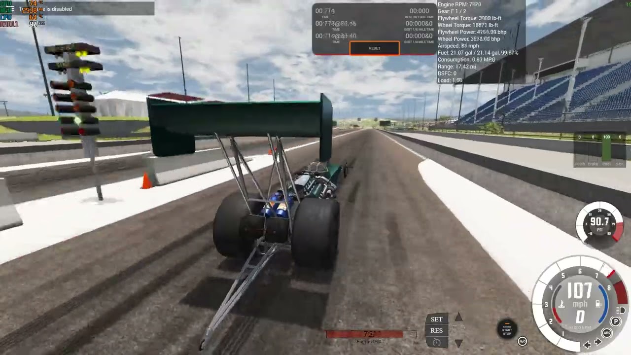 Twin Turbo LS Top Fuel Dragster! (BeamNG) - YouTube