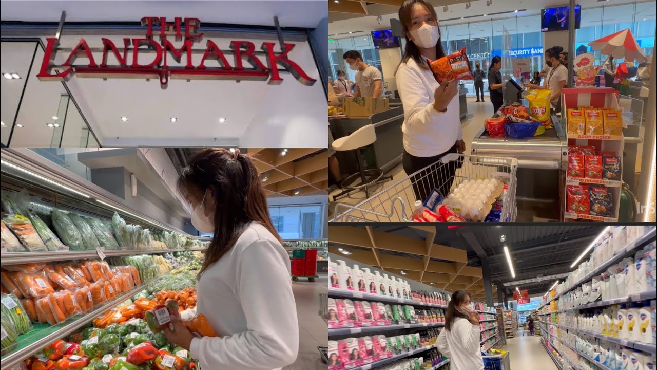 The Landmark, BGC /my last grocery shopping in Manila!! - YouTube