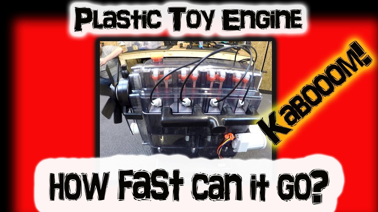 How fast can a toy plastic engine go? lets find out! - YouTube