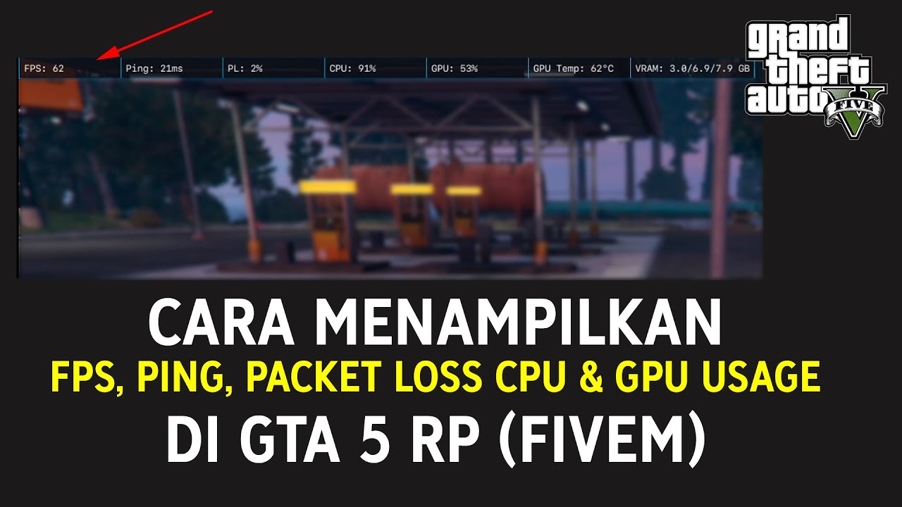 Cara Menampilkan FPS, Ping, PL, CPU/GPU Usage di GTA 5 RP (FiveM) - YouTube