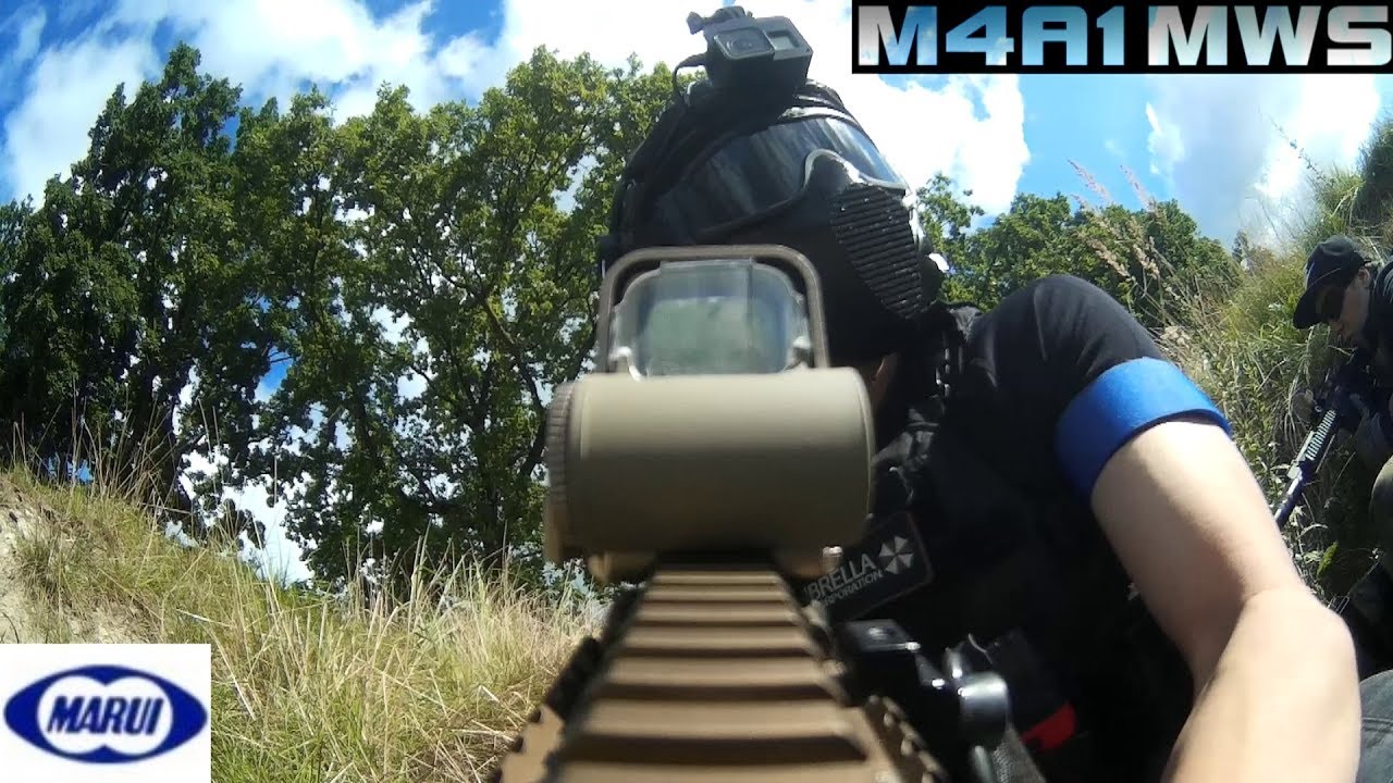 TM M4A1 MWS GBB Gameplay | Operation Junkyard SOF Hamburg - YouTube