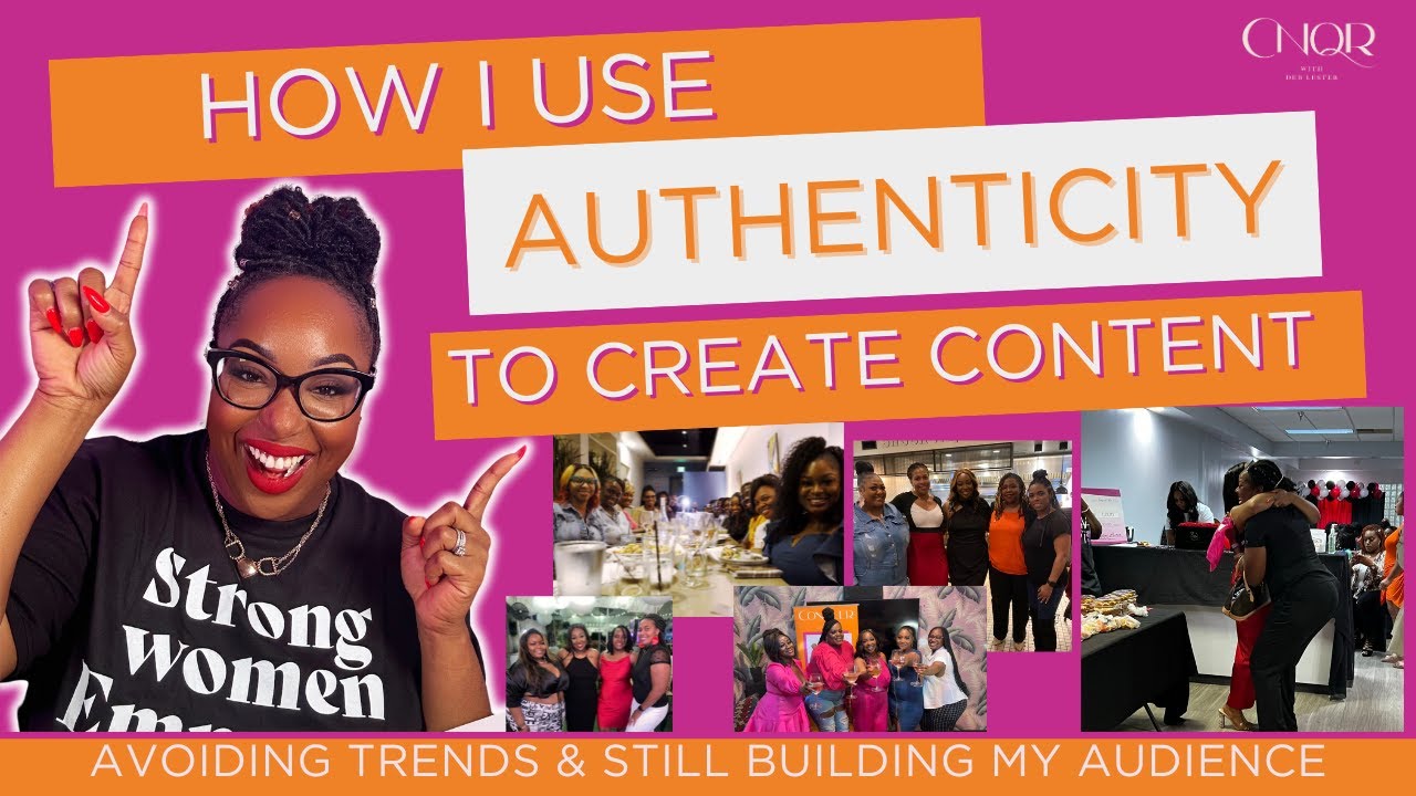 How I Use Authenticity to Create Content - YouTube