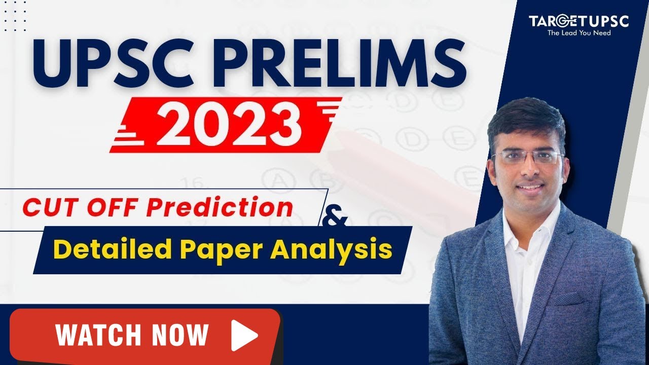 UPSC Prelims 2023 Analysis and Cutoff Prediction !!! This is the source ...