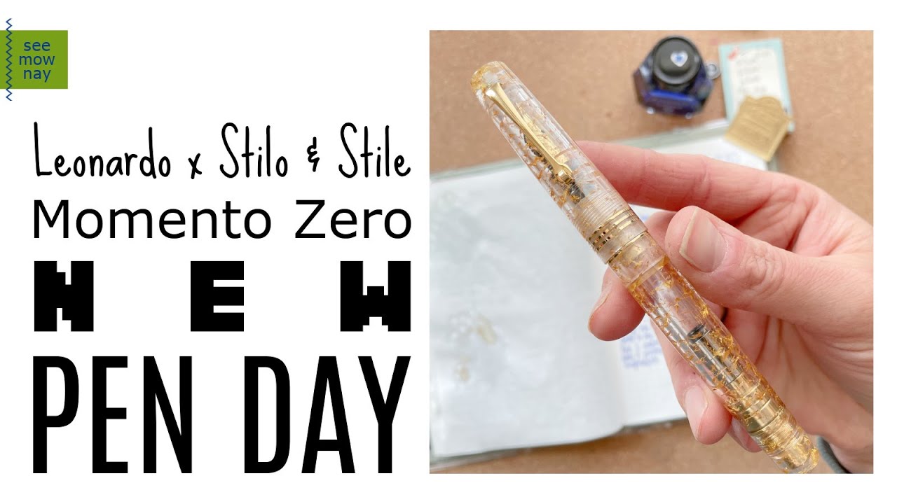 Leonardo x Stilo & Stile Momento Zero Kintsugi - NEW PEN DAY * First ...