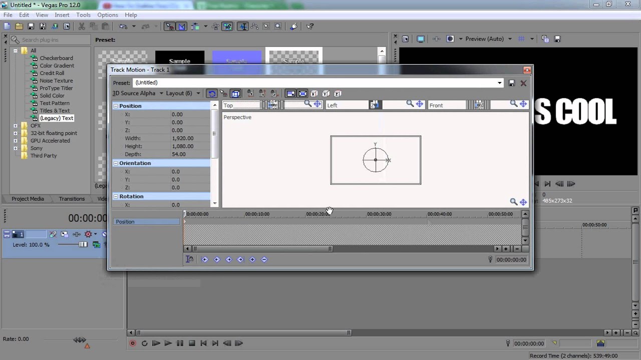 How To Do Loop Text 3D Spin Thing[Sony Vegas Tutorial] - YouTube