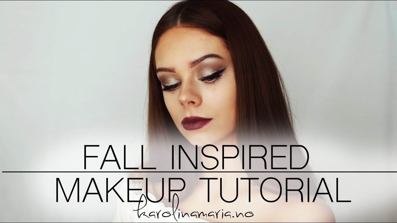FALL INSPIRED MAKEUP TUTORIAL / BOLD LIPS & WINGED LINER - YouTube