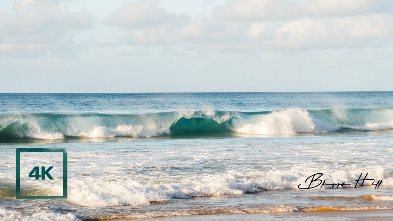 Beautiful Waves of Atlantic OceanㅣBeach SoundscapeㅣOcean Wave Sounds to ...