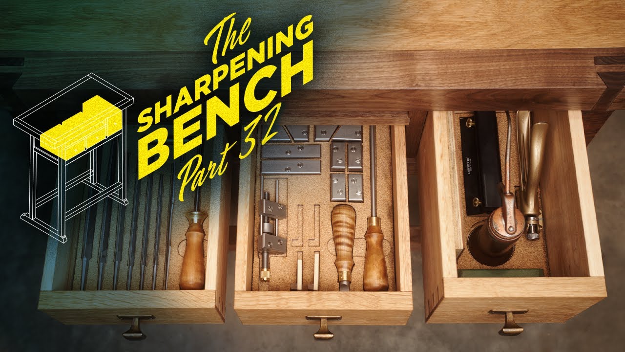 French fitting tools on the sharpening bench - YouTube