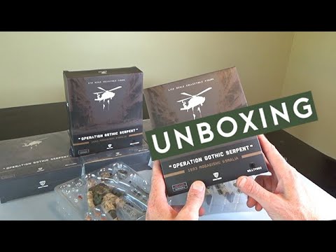 Unboxing the 1/12 scale Crazy Figure 75th Rangers & Delta Force 6-pack ...