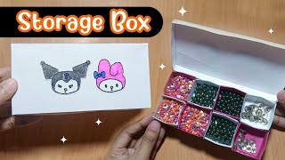 How to make 8 portions storage box /diy storage box