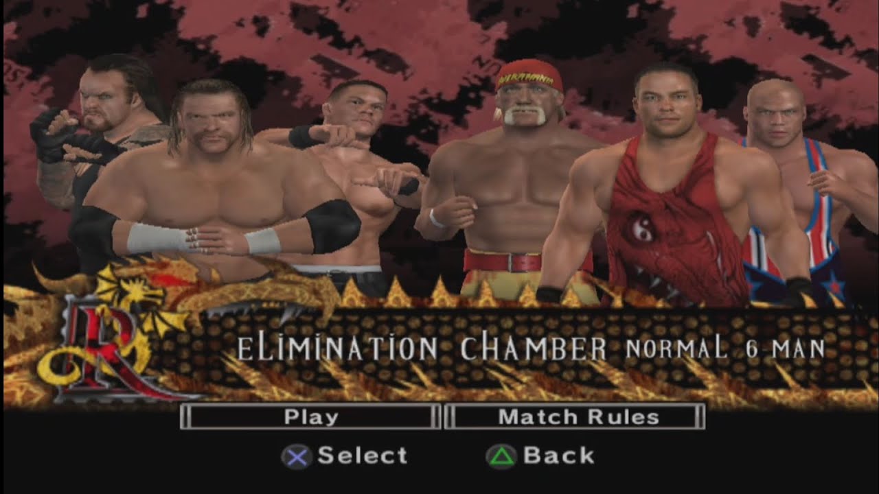 WWE SVR 2007 - Undertaker, Triple H, John Cena, Hulk Hogan, RVD & Kurt ...