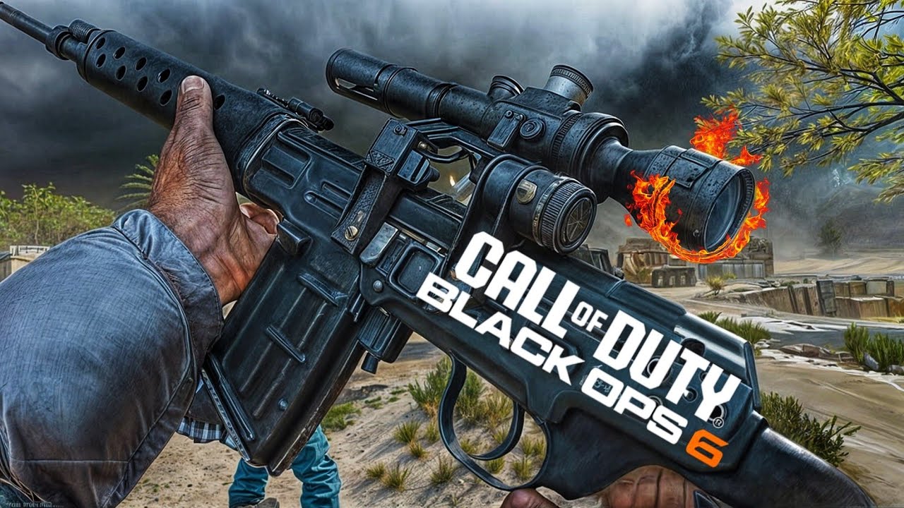 SVD Sniper rifle - call of duty Black ops 6 Gameplay - YouTube