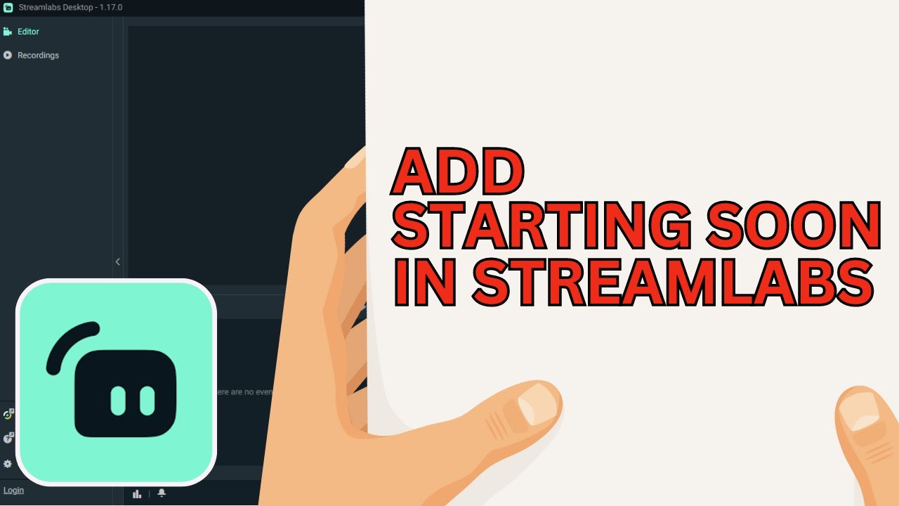 How to Add Starting Soon On Streamlabs OBS (2024) - YouTube