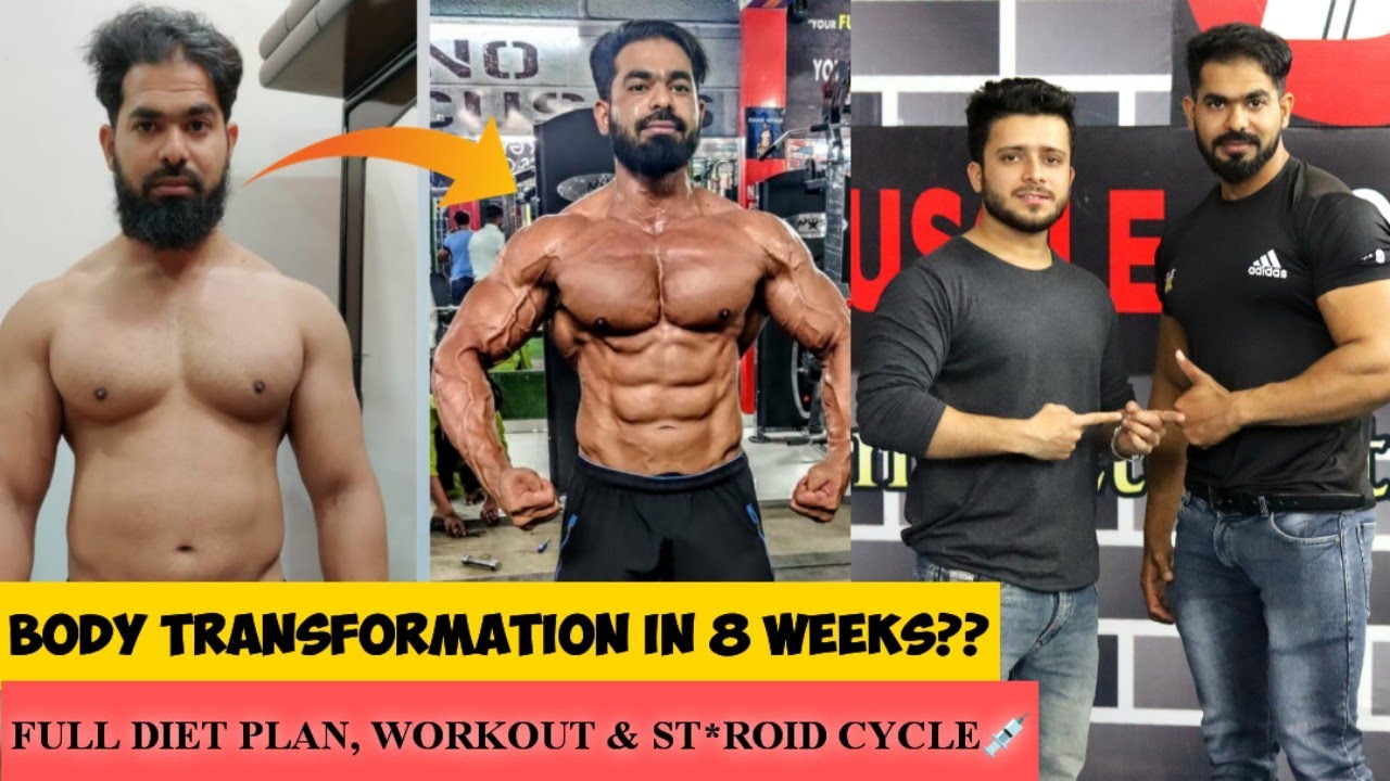 BODY TRANSFORMATION IN 8 WEEKS? Muscle Building Full Diet Plan ...