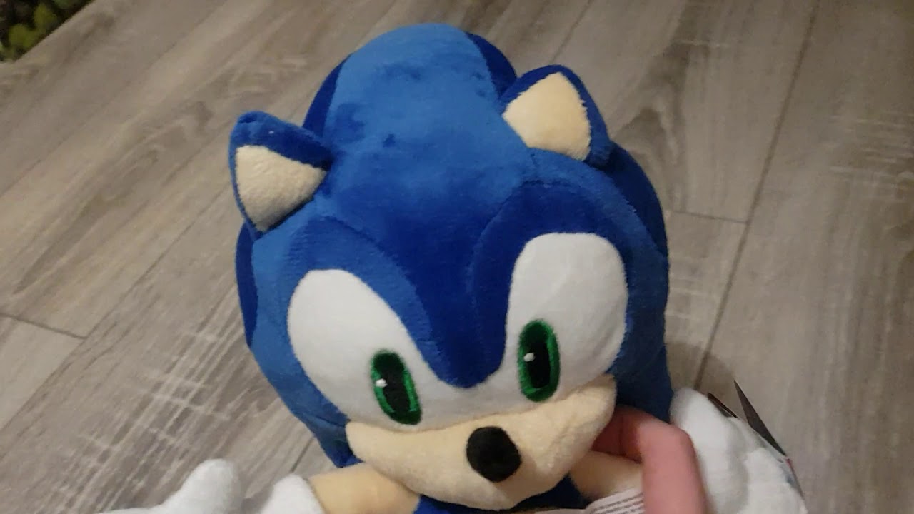 Sega prize Sonic plush unboxing - YouTube