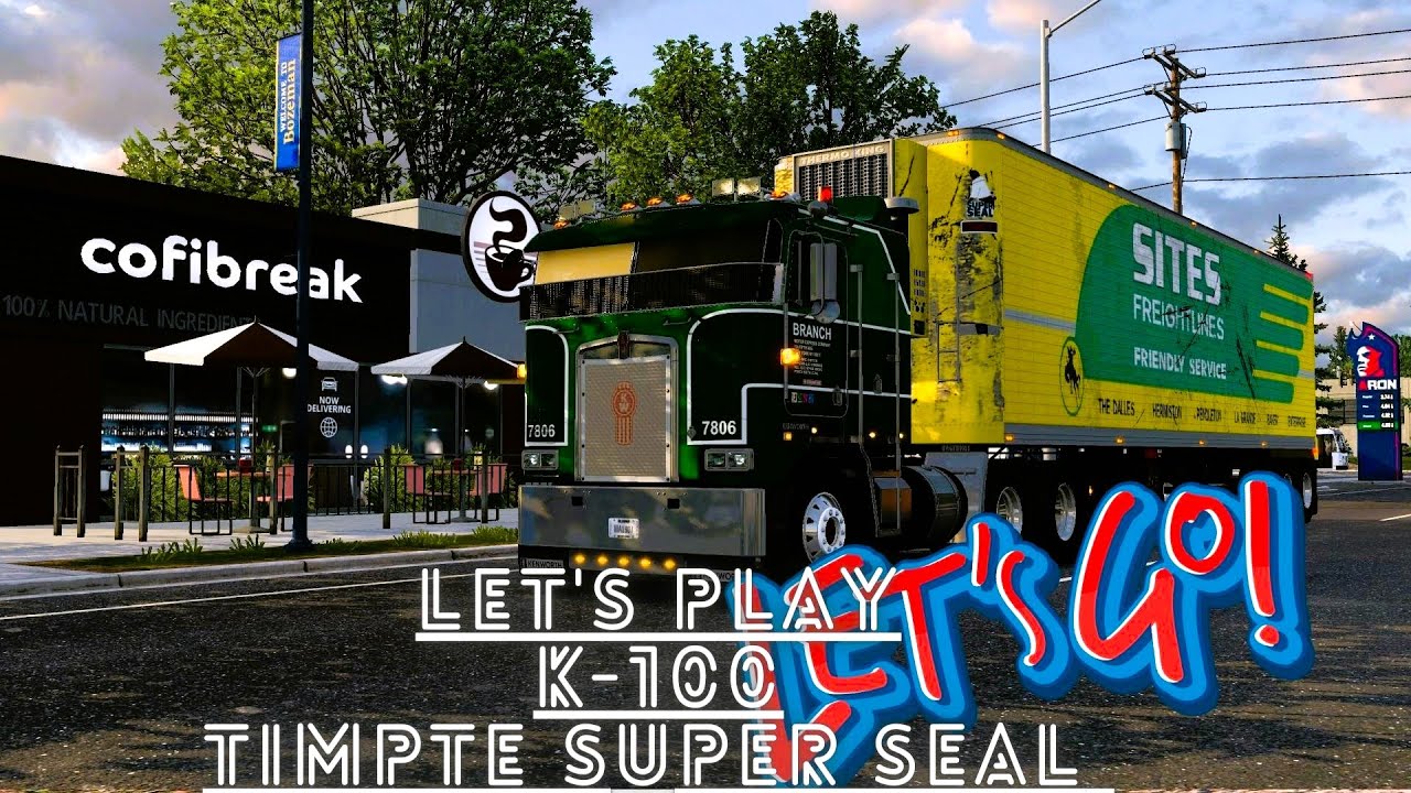 ATS 4K★ Let's Play - Kenworth K100-E - Timpte Super Seal - American ...