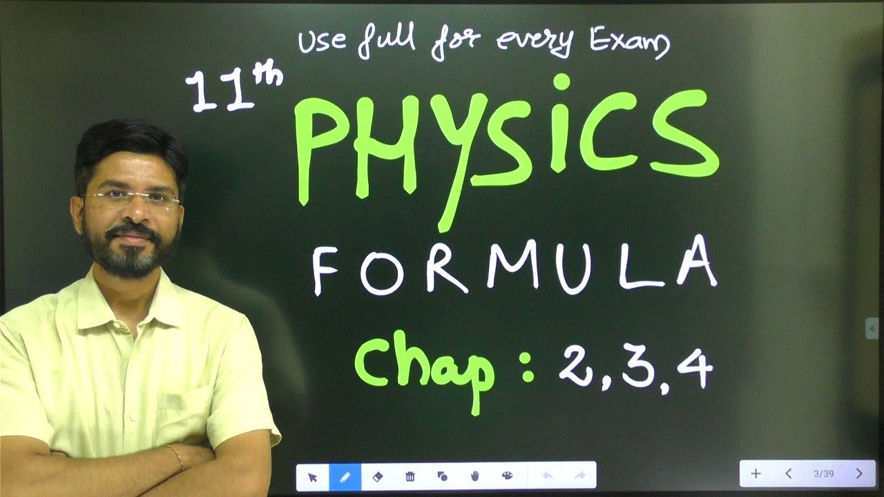 11th Physics Useful formula to All Exam by NBParmarSir | Fire Physics ...