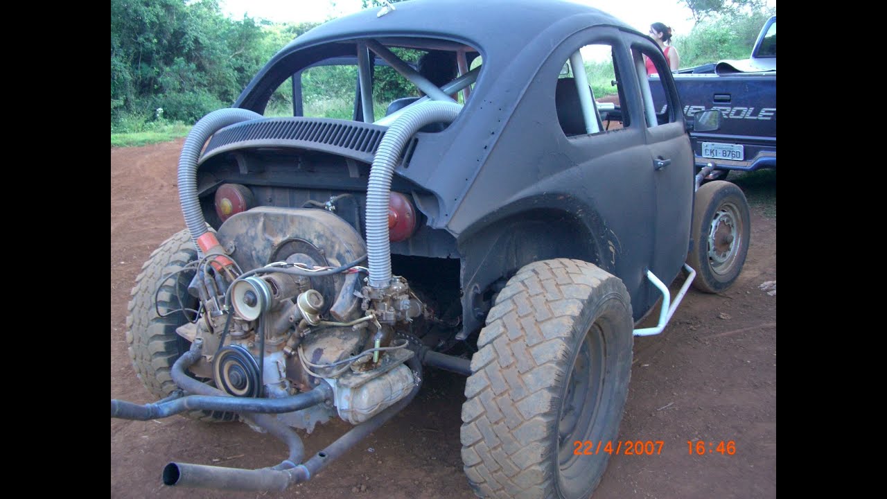 Montagem de gaiola cross fusca trilha - YouTube