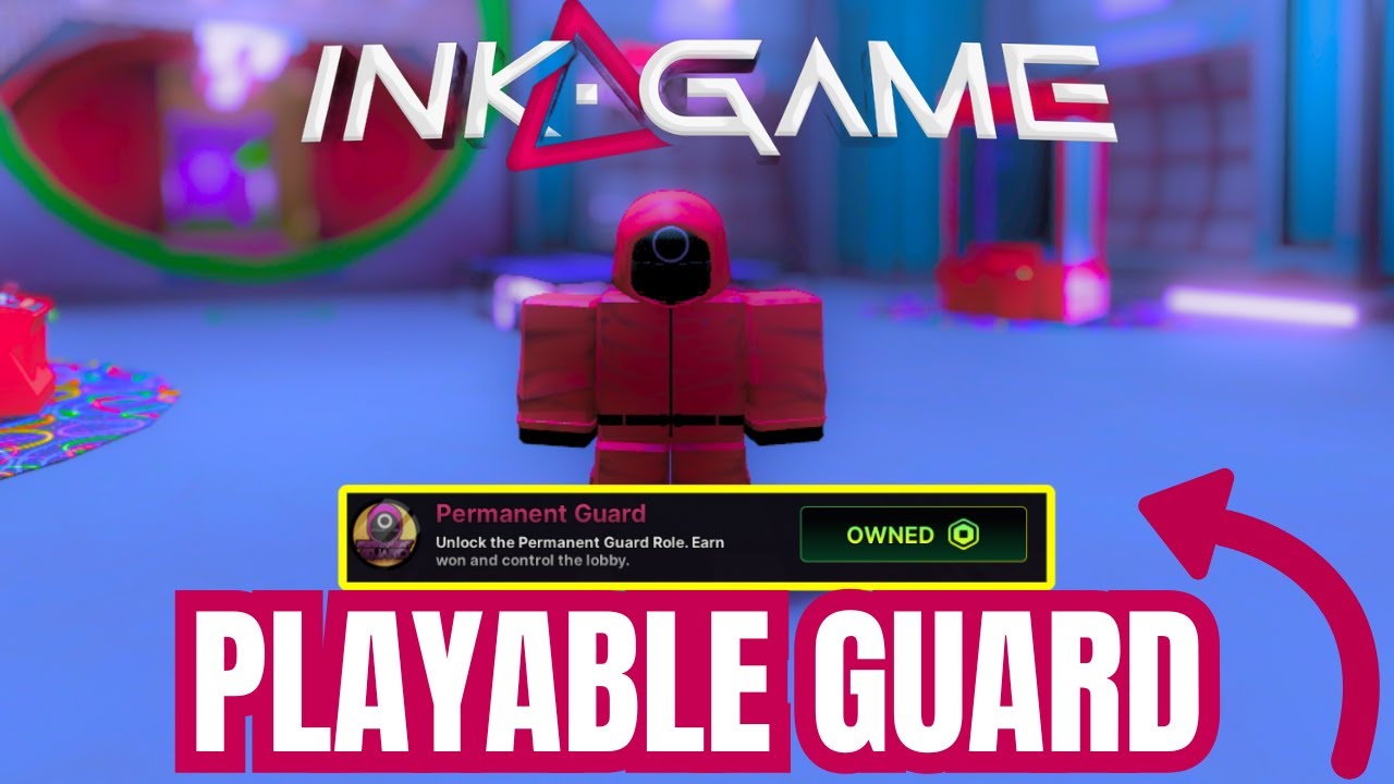 PLAYING AS A WORKER GUARD IN ROBLOX INK GAME - YouTube