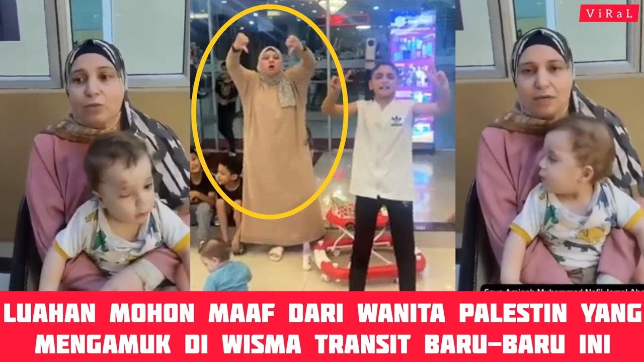 Mengamuk Di Wisma Transit,Wanita Palestin Menyesal Mohon Maaf - YouTube