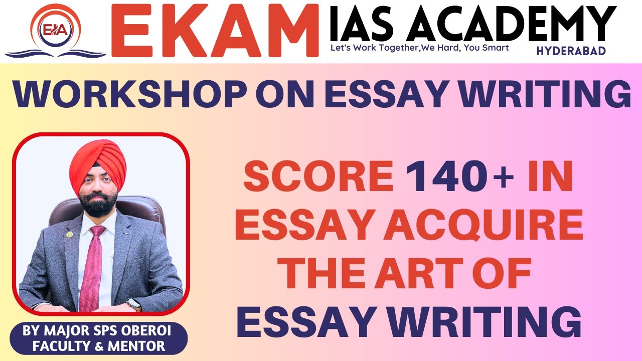 WORKSHOP ON ESSAY WRITING BY MAJOR SPS OBEROI @ekamiasacademy_official ...