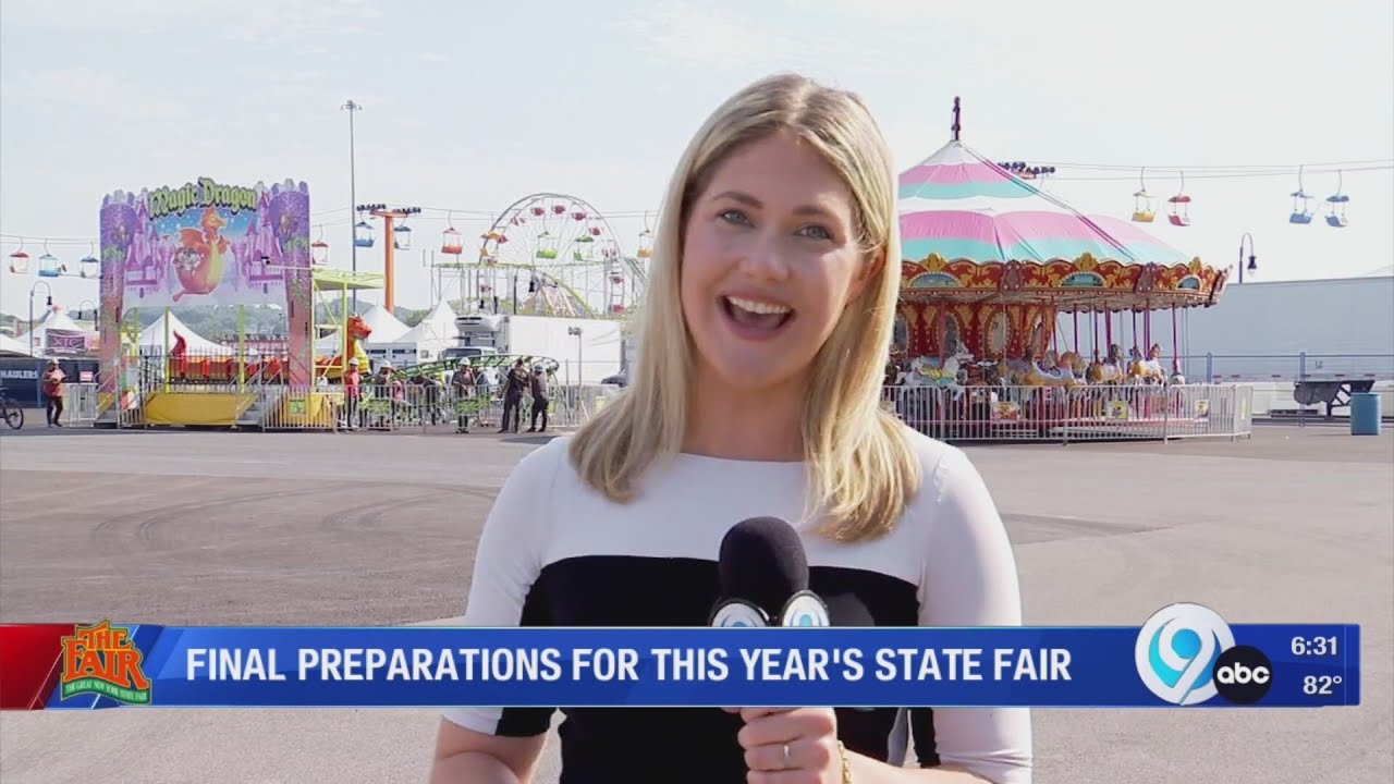 Final preparations for this year's State Fair - YouTube