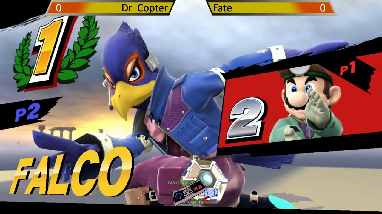 Smash 4 ~ Dr Copter (Dr Mario) vs Fate (Falco) - YouTube