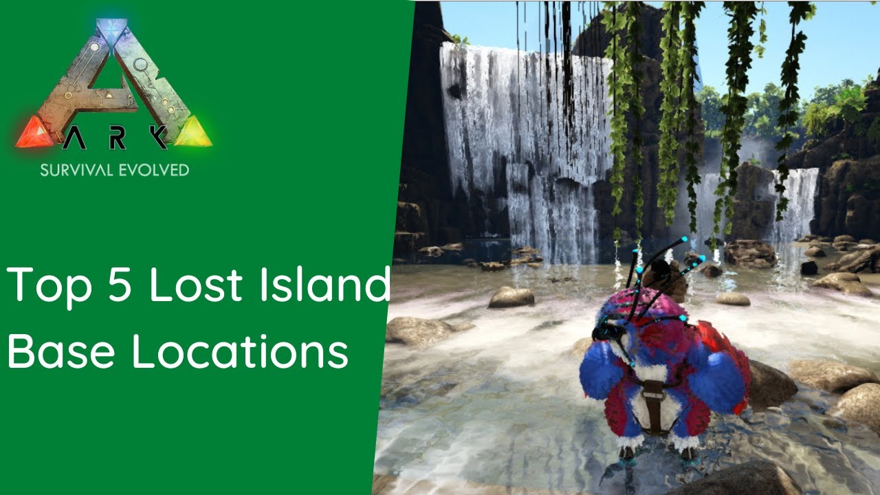 Ark Lost Island Base Locations - Top 5 PVE Solo Base Locations - YouTube
