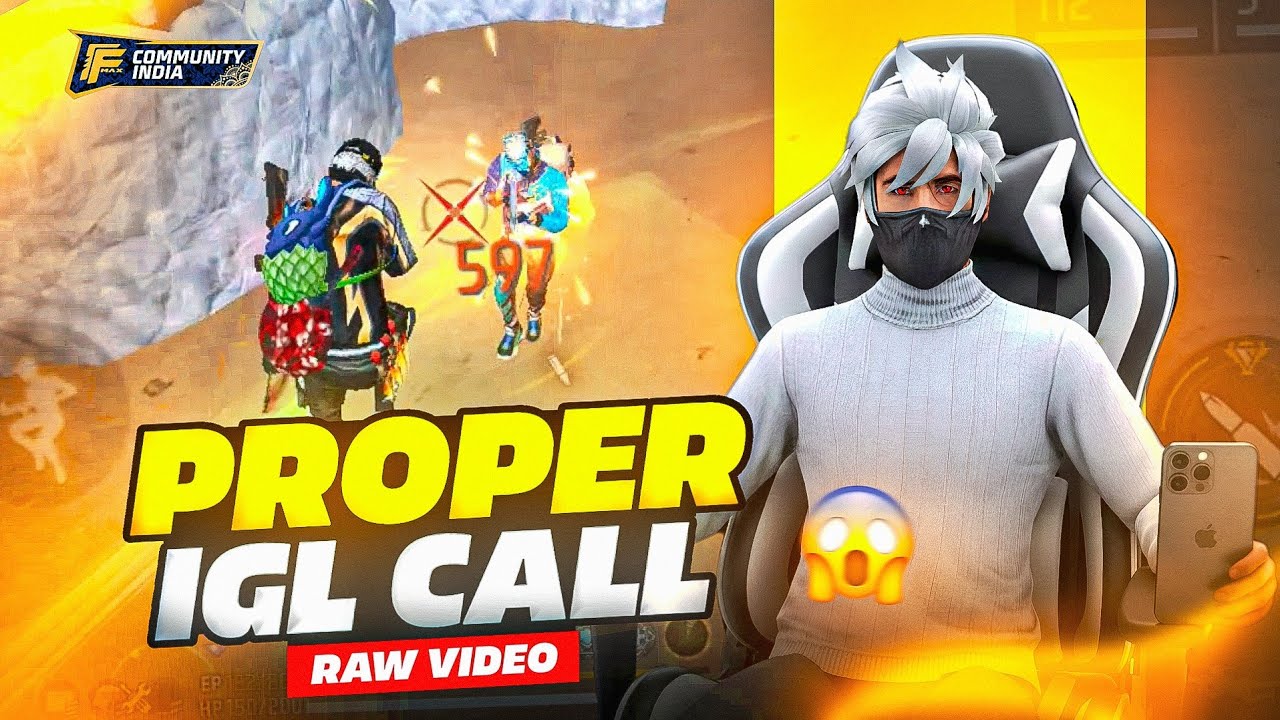 [ RAW VIDEO] Proper Igl Call In This Paid Scrims Video 🤔| ₹55 lobby ...